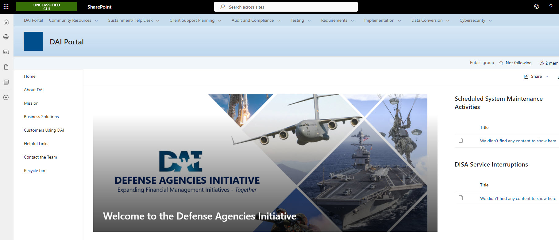 Defense Agencies Initiative